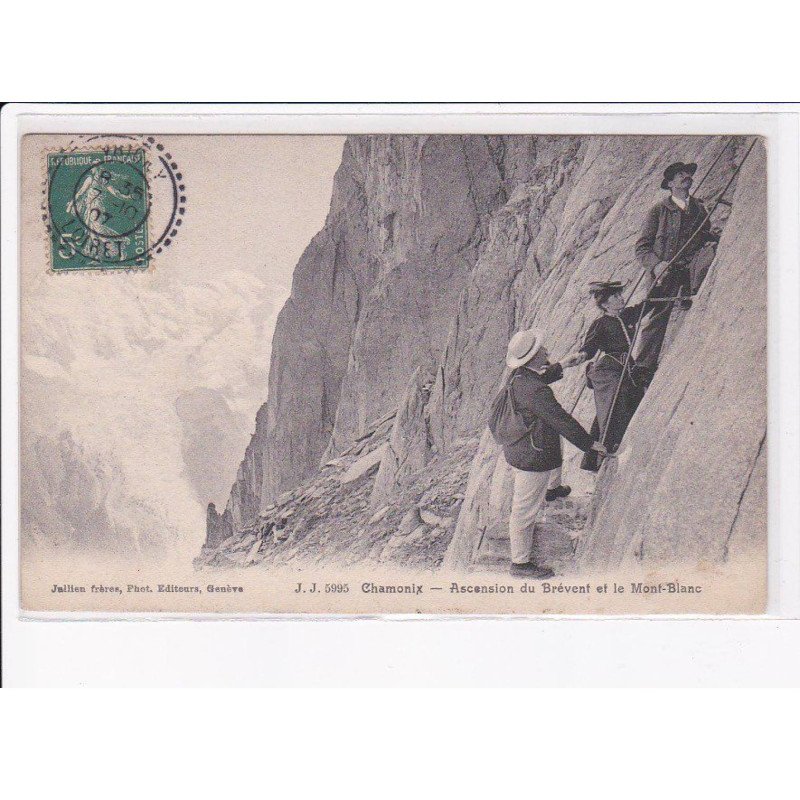 CHAMONIX: ascension du brévent et le mont-blanc - très bon état
